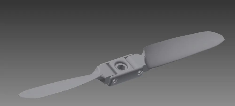 24 CM Folding rc plane propeller - Free 3D Print Model - MakerWorld