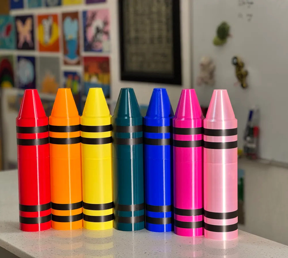 Giant crayon - Free 3D Print Model - MakerWorld