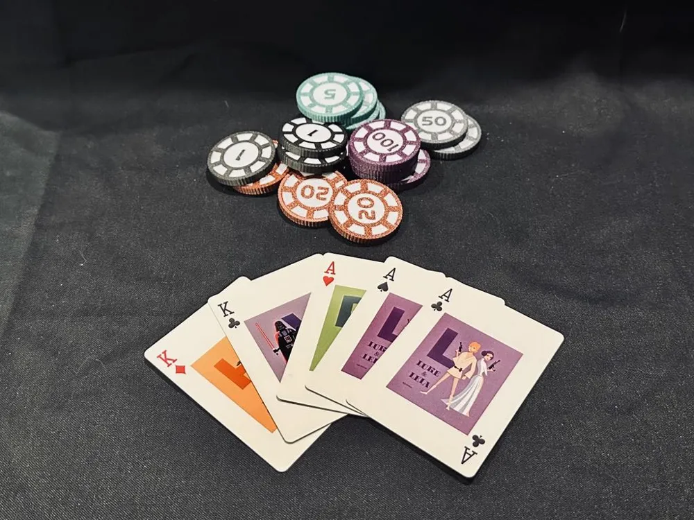 Heavy Poker / Gaming Chips - Textured BOTH sides - Free 3D Print Model ...