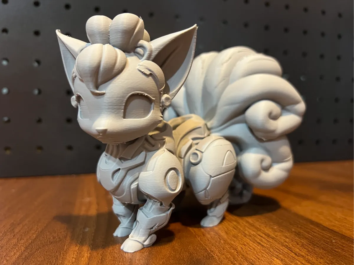 Mecha Pokemon Series Vulpix Mecha Flame Cub Statue by AT62 MakerWorld ...