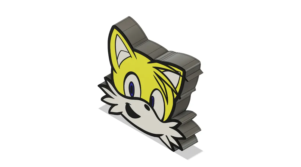 Tails from Sonic Light Box by Swallace23 - MakerWorld