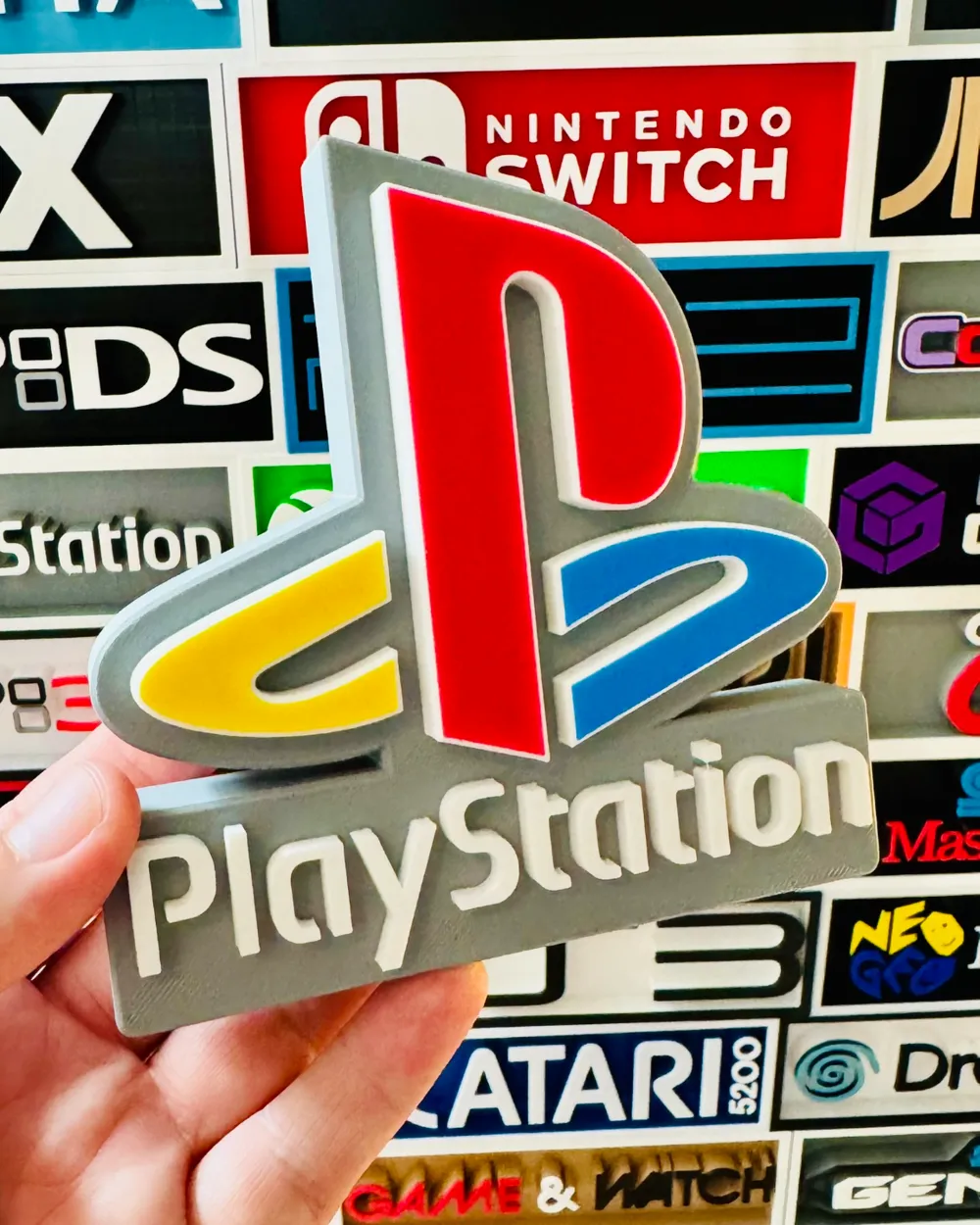 PlayStation Logo Display Stand by HylijanMakerWorld: Download Free 3D ...