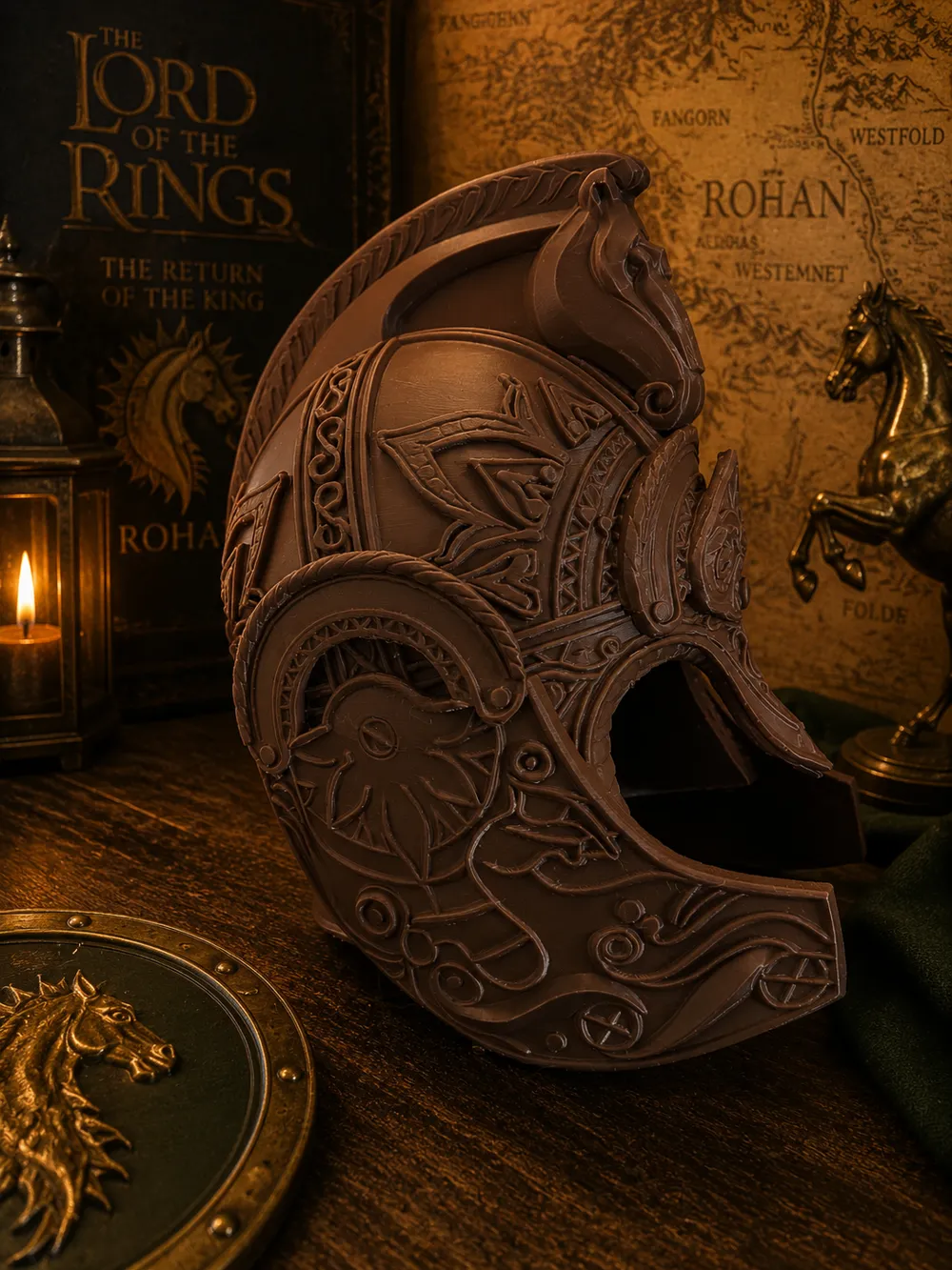 King Théoden's Helmet - Free 3D Print Model - MakerWorld