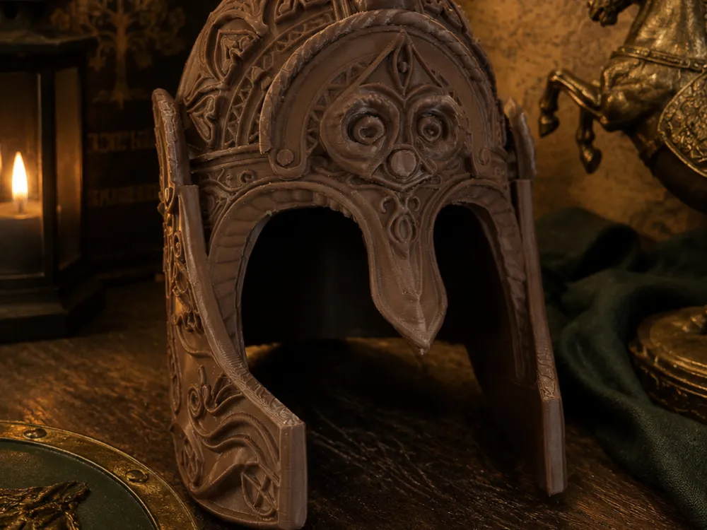 King Théoden's Helmet - Free 3D Print Model - MakerWorld