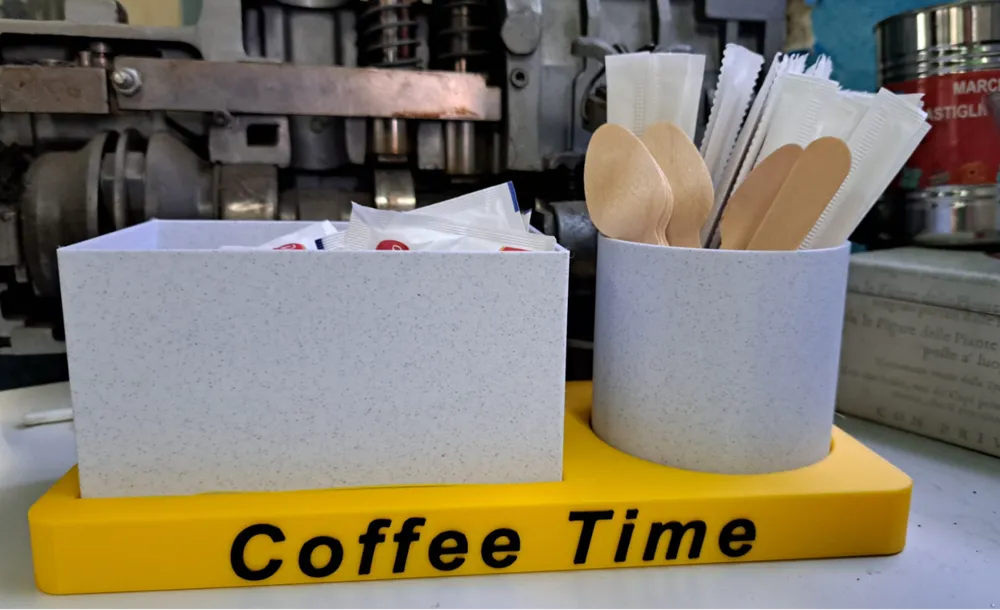 Sugar and stirrer container by marco girelli MakerWorld: Download Free ...