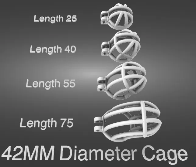 Chastity Cage Set (Free Custom Sizing Support) - Free 3D Print Model ...