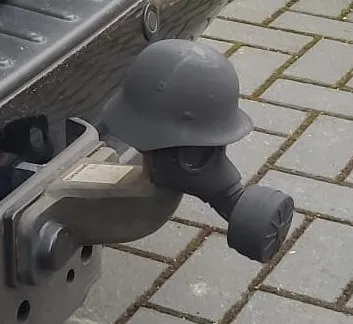 Geman Helmet Hitch Cover by Robert.97 - MakerWorld