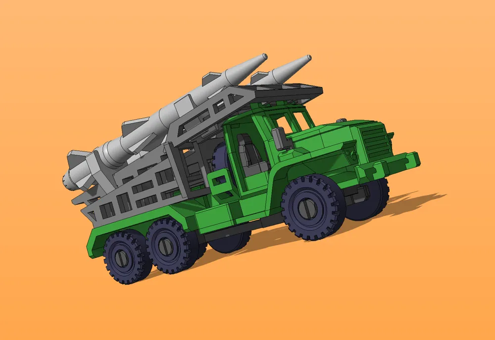 S-125 Missile Launcher—Super Cool Assembly Version - Free 3D Print ...