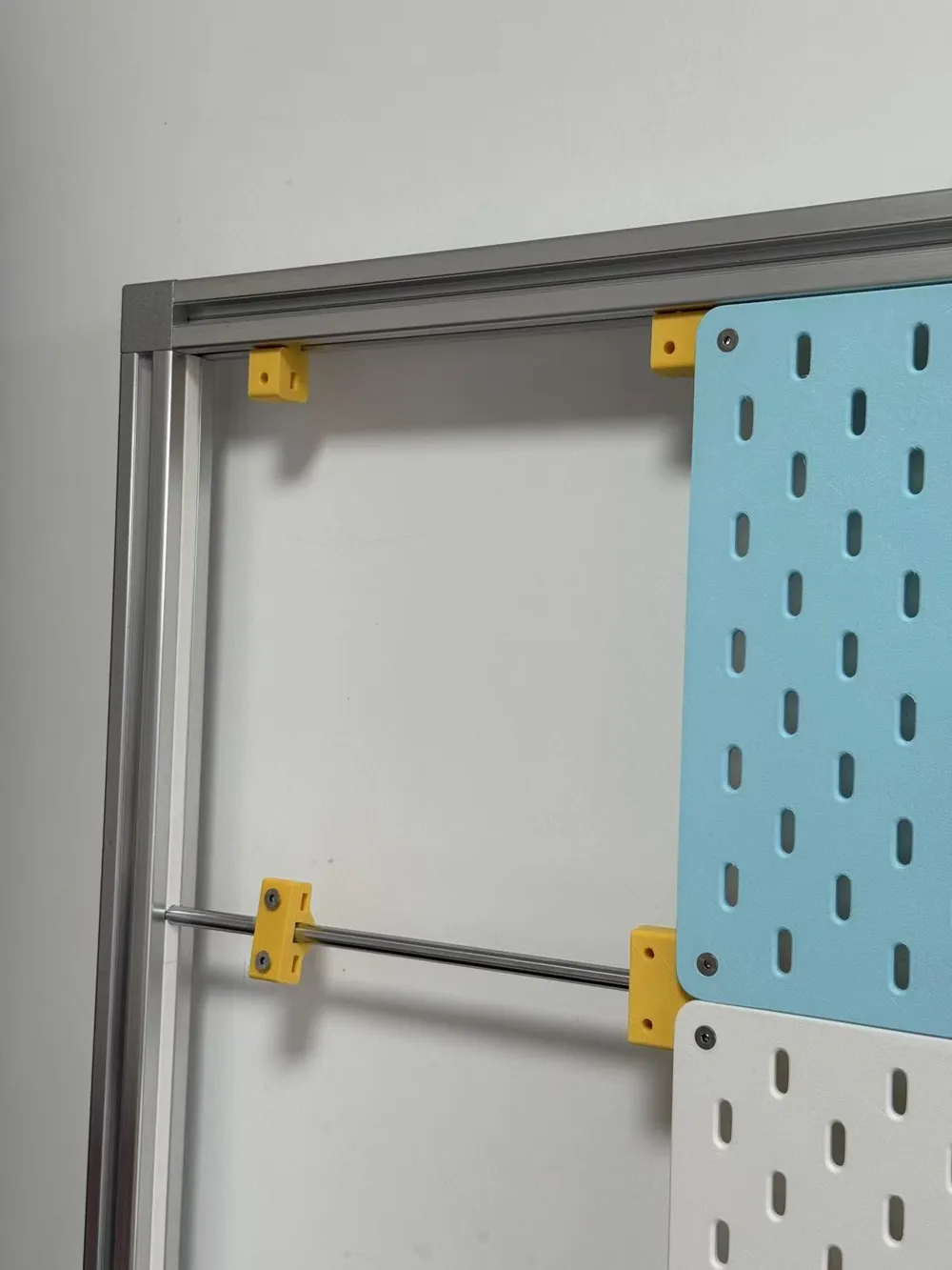 Pegboard Mounting Solution (Aluminum Extrusion and Linear Shaft) - Free ...