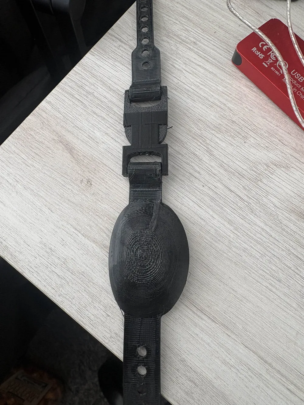 Chin strap with buckle fully 3D printed - Free 3D Print Model - MakerWorld