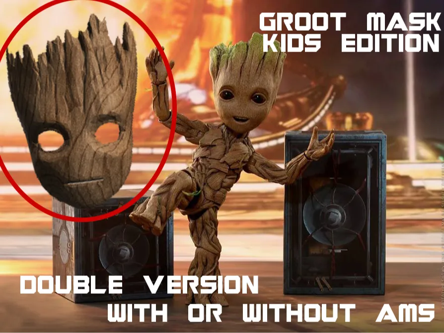 Groot MASK - Kids Edition by NickSmilex88 - MakerWorld