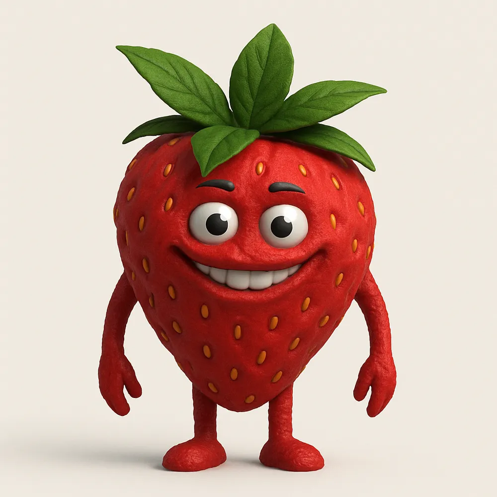 Berrylicieuse – The Strawberry with a Zing! by Neoflix3d MakerWorld: Download Free 3D Models
