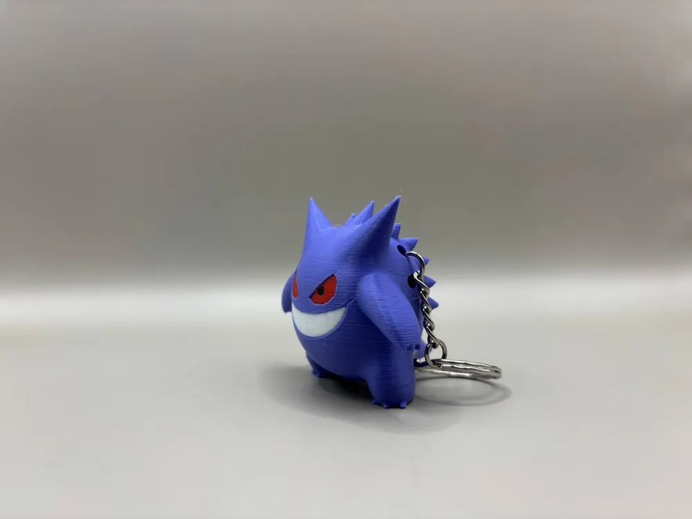 Gengar - Keychain v2 - Free 3D Print Model - MakerWorld