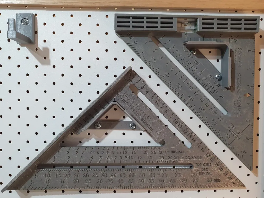 Pegboard Speed Square Holder by maxv - MakerWorld