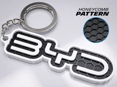 BYD Keychain - Free 3D Print Model - MakerWorld