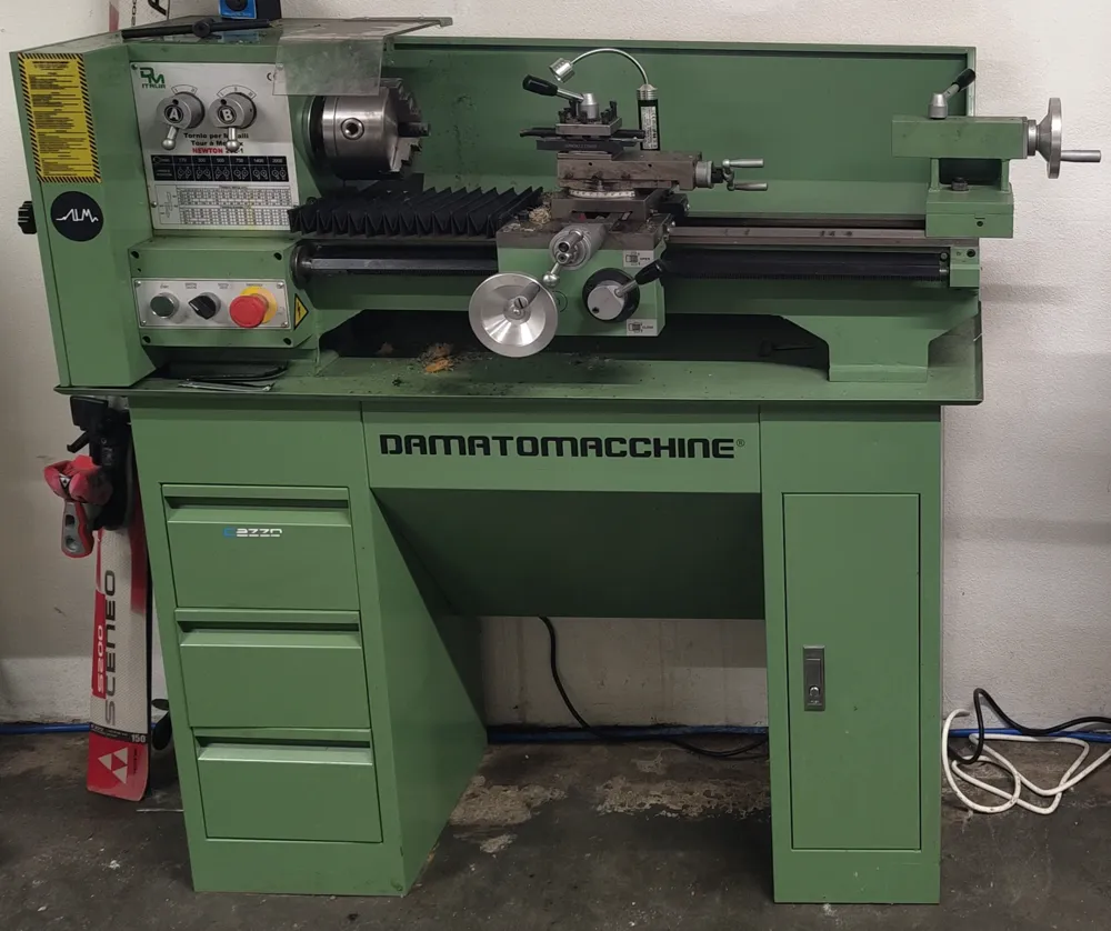 METAL LATHE TOOL HOLDER FOR DAMATOMACCHINE NEWTON 20 PLUS by Exotech ...