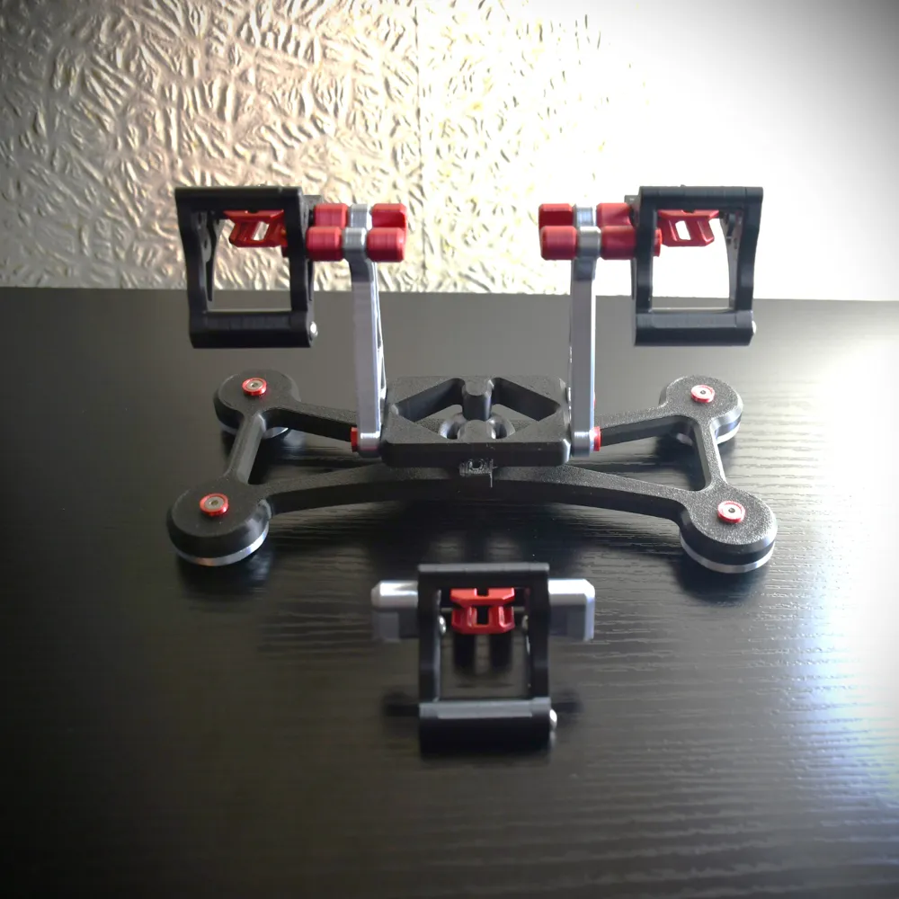 Triple watch stand (Industrial themed) by NoycePrints MakerWorld ...