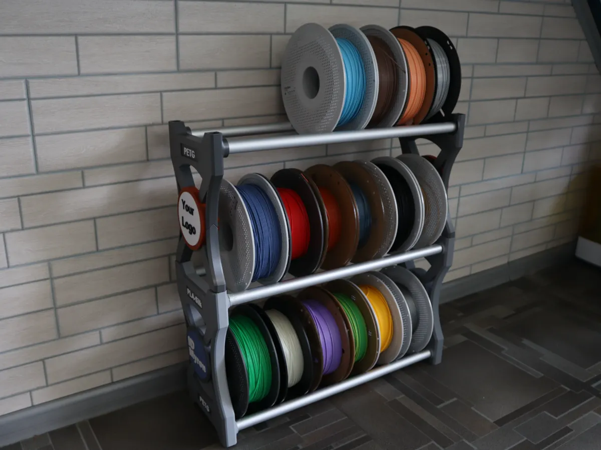 Strength and Multistory Modular Spool Rack - Free 3D Print Model ...