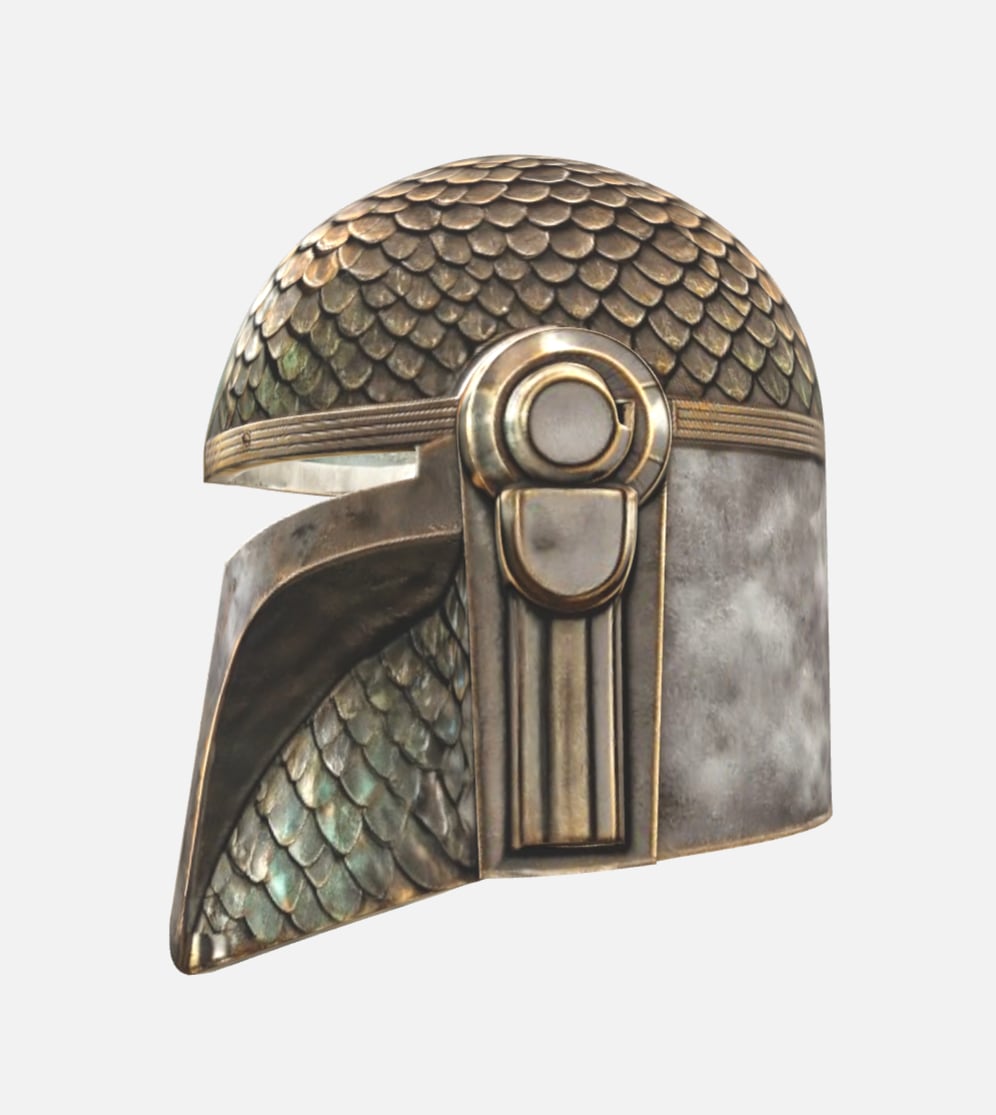 Mandalorian (Dragon Scales style) Helmet + armor - Free 3D Print Model ...