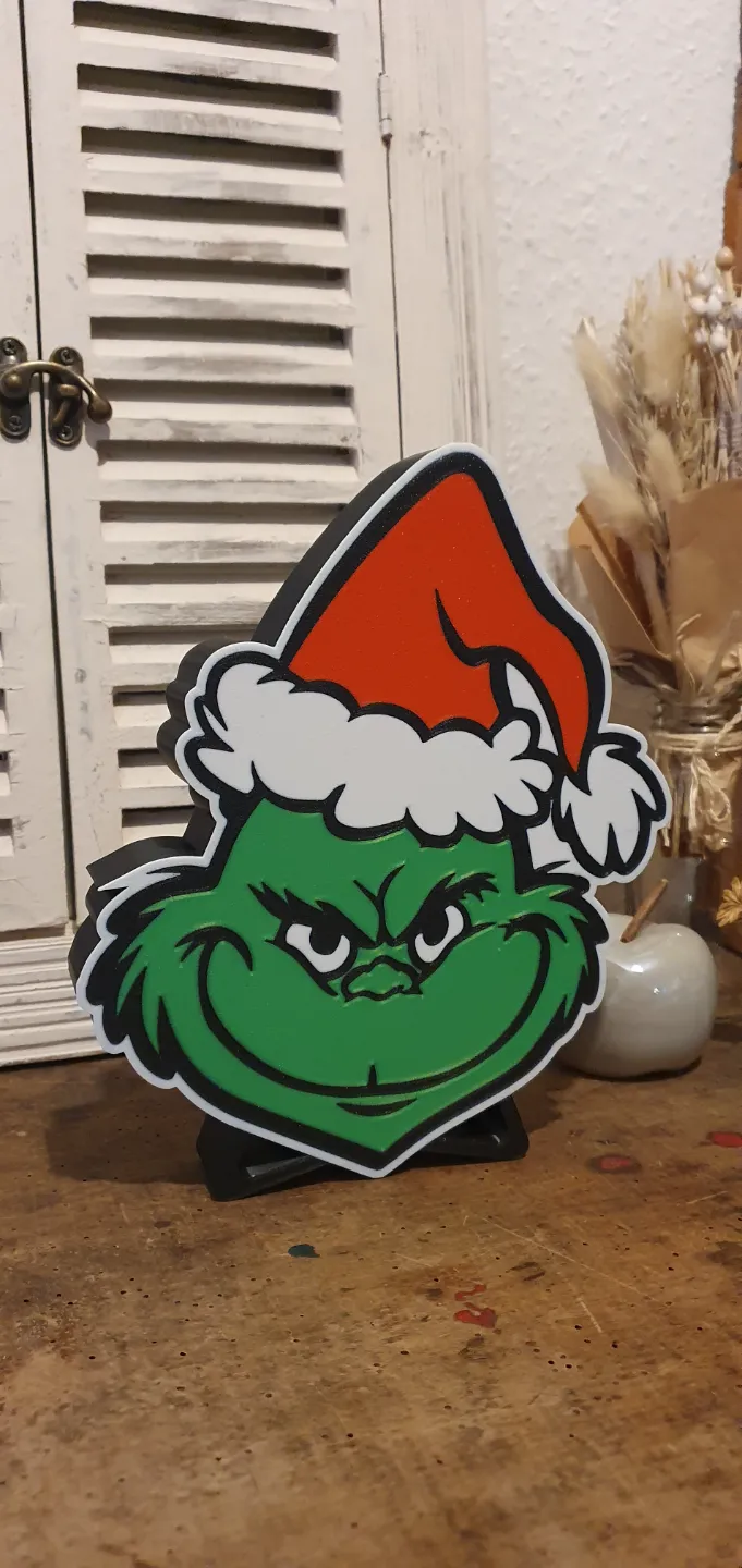 Grinch Light Box – The festive eye-catcher! by c4b2fire - MakerWorld