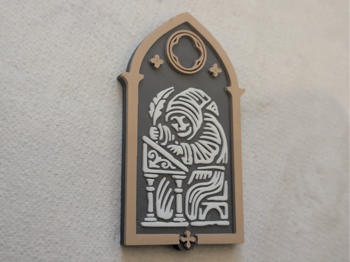 Skull monk magnet - Free 3D Print Model - MakerWorld