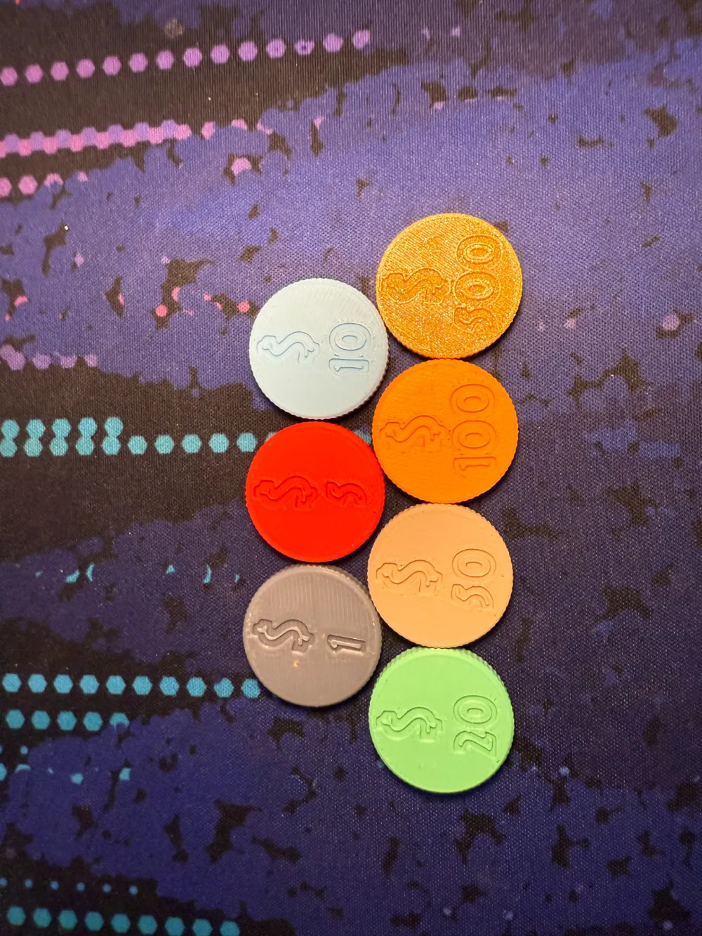Monopoly Coin Set with Stacking Carousel by Hopper_Dropper - MakerWorld