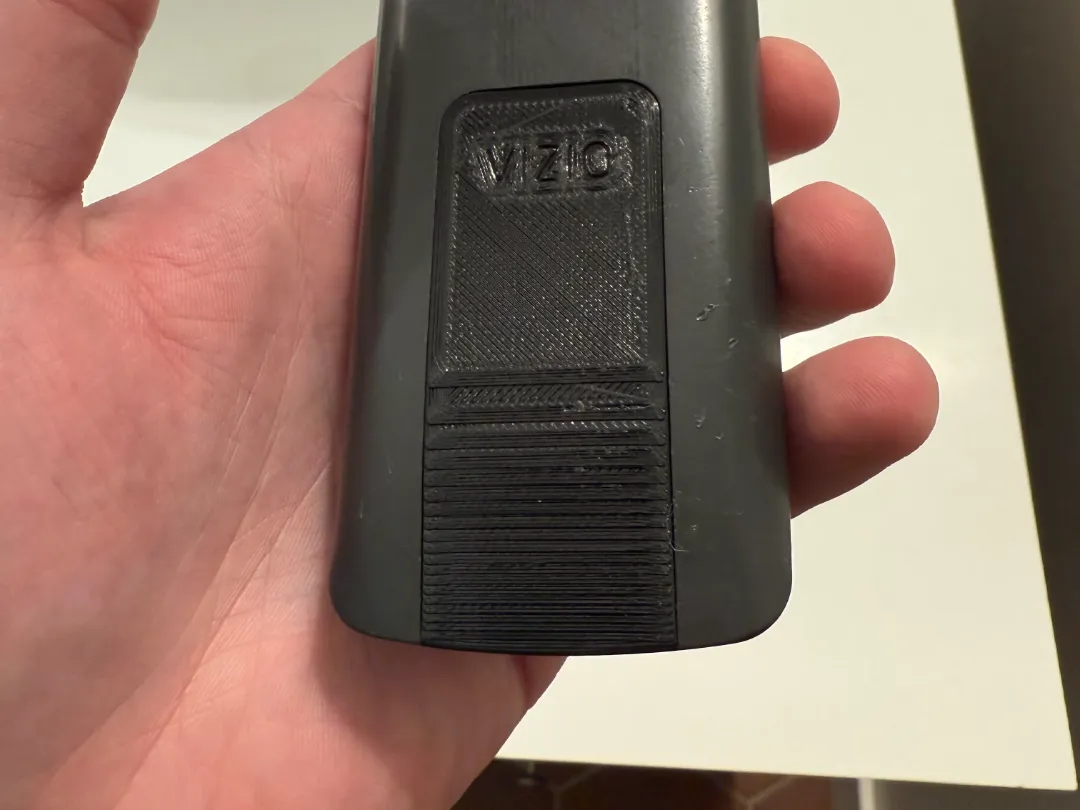 VIZIO XRT112 TV Remote Battery Cover - Free 3D Print Model - MakerWorld