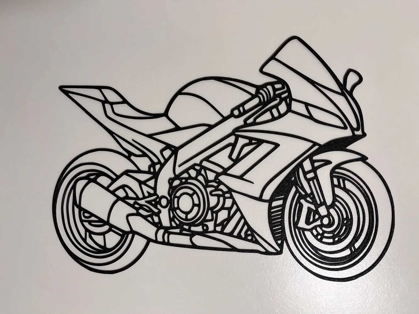 Aprilia RSV 4 Wall Art - Free 3D Print Model - MakerWorld