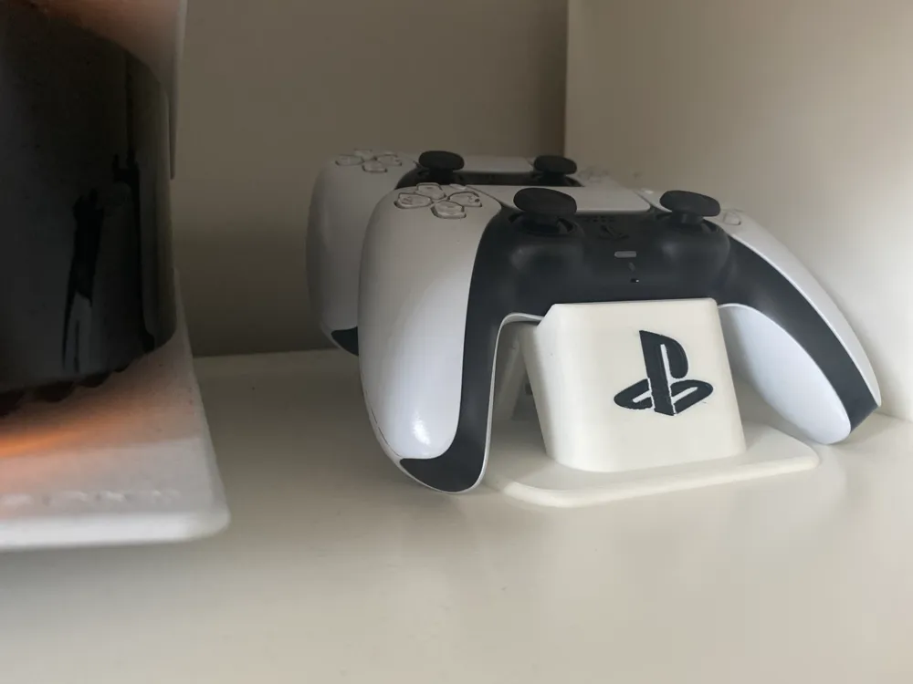 PS5 Controller Stand with PlayStation Logo - Free 3D Print Model ...