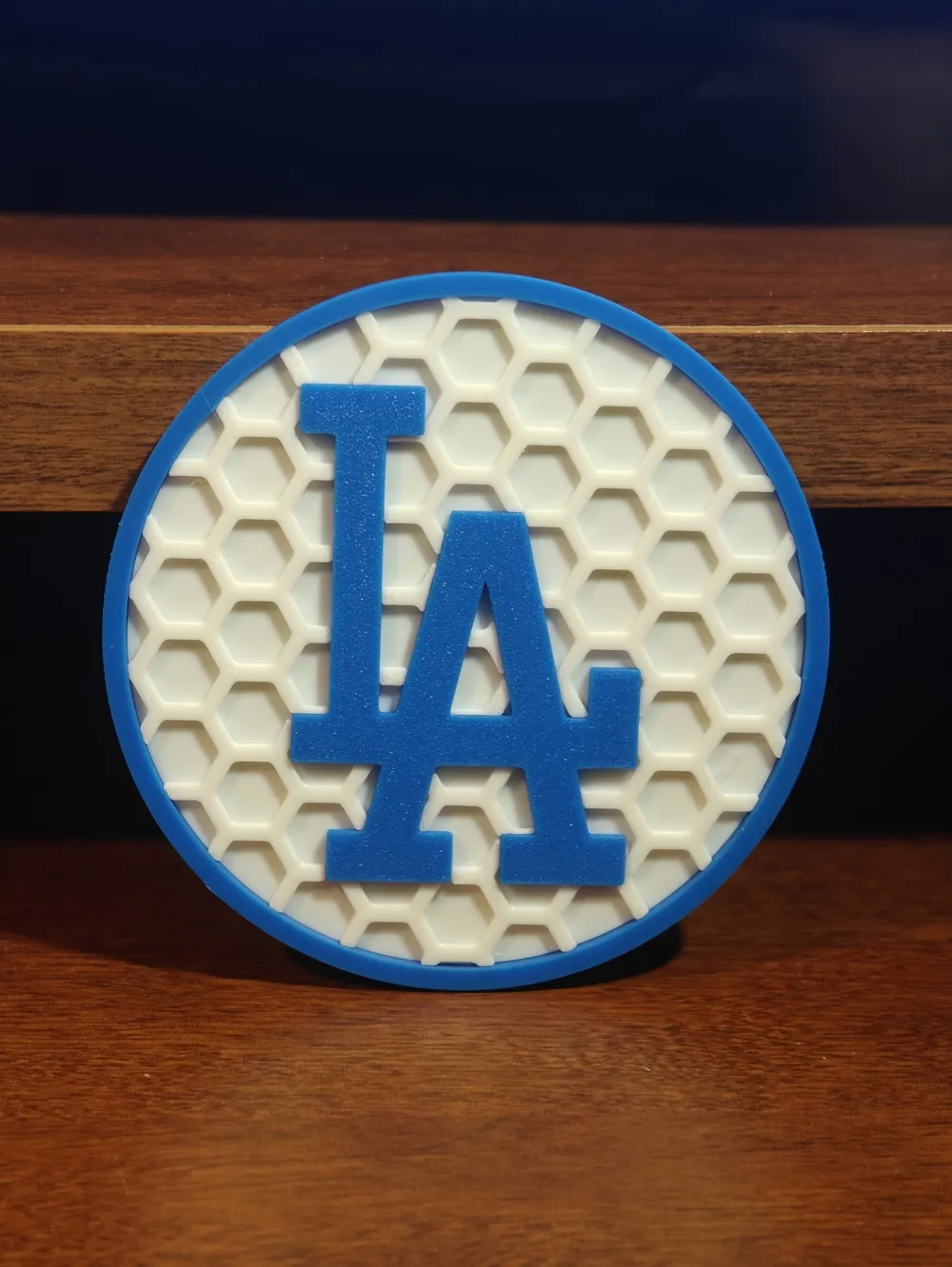 Los Angeles Dodgers: Hex Coaster 2 by Alex MakerWorld: Download Free 3D ...