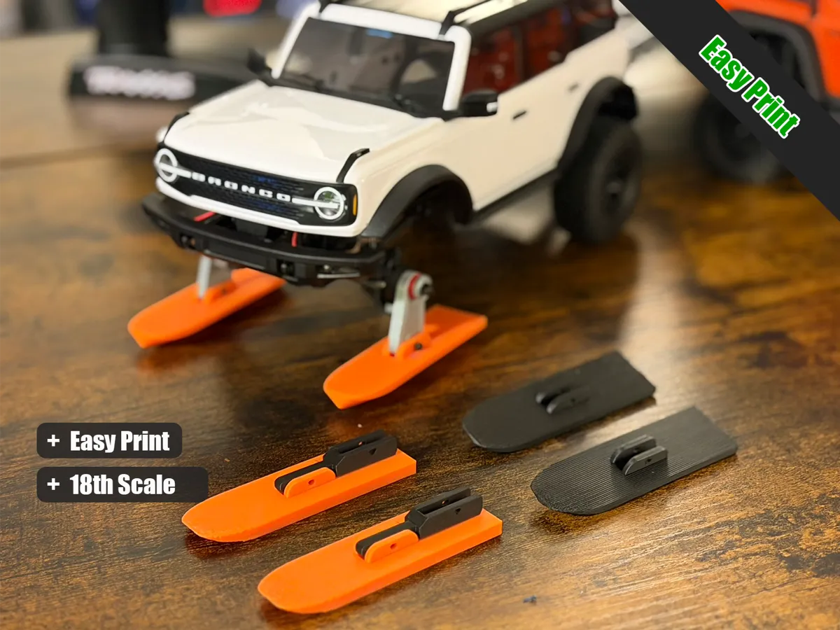 1/18th Scale RC Ski System - Free 3D Print Model - MakerWorld