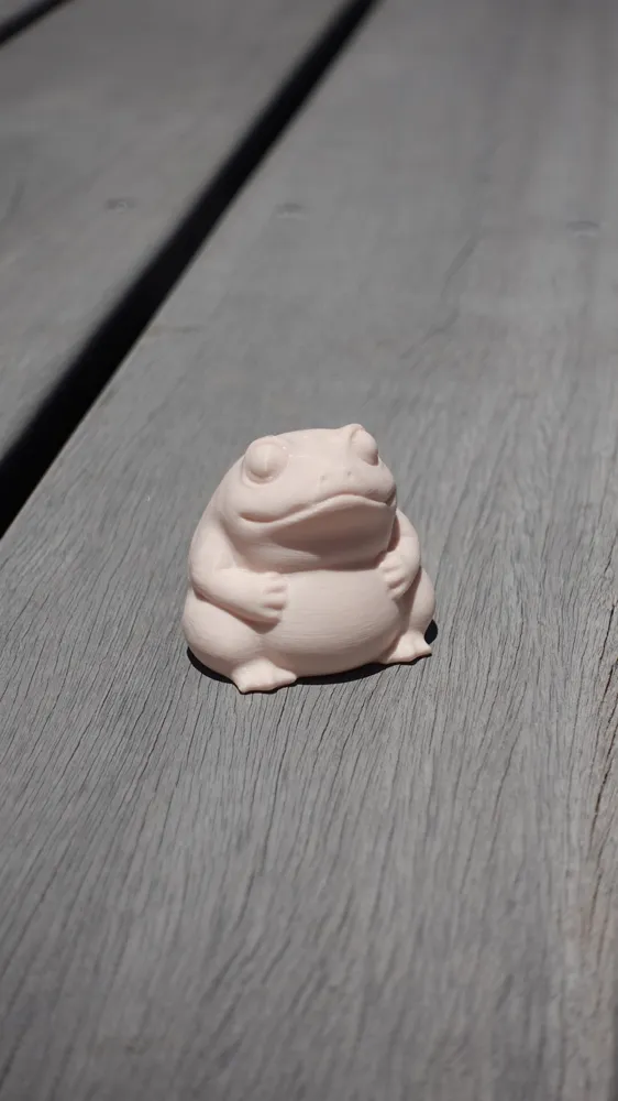 Chubby Frog - Free 3D Print Model - MakerWorld