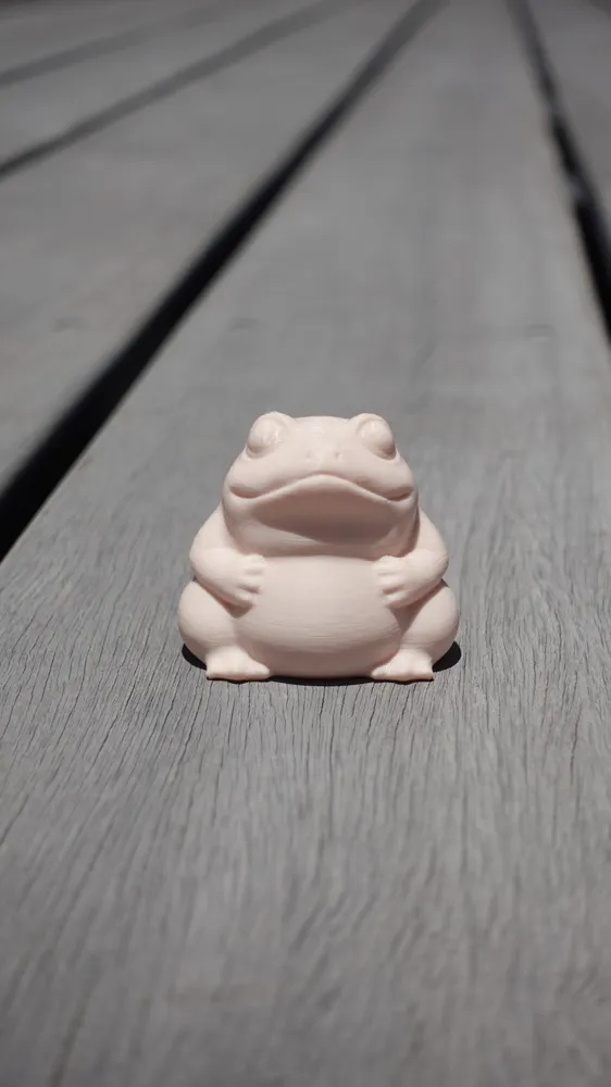Chubby Frog - Free 3D Print Model - MakerWorld