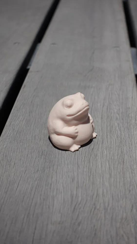 Chubby Frog - Free 3D Print Model - MakerWorld