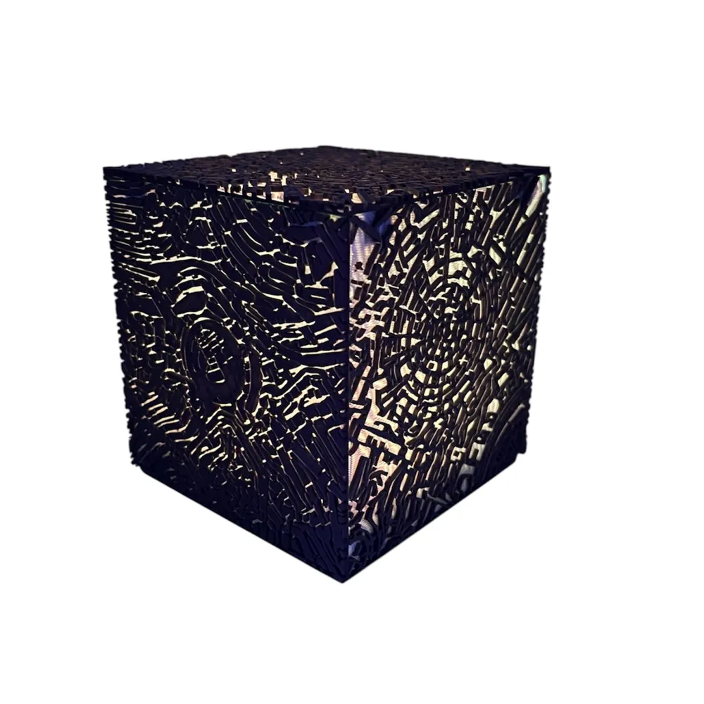 Allspark Cube – Modern 3D Design Lamp Light Effect - Free 3D Print ...