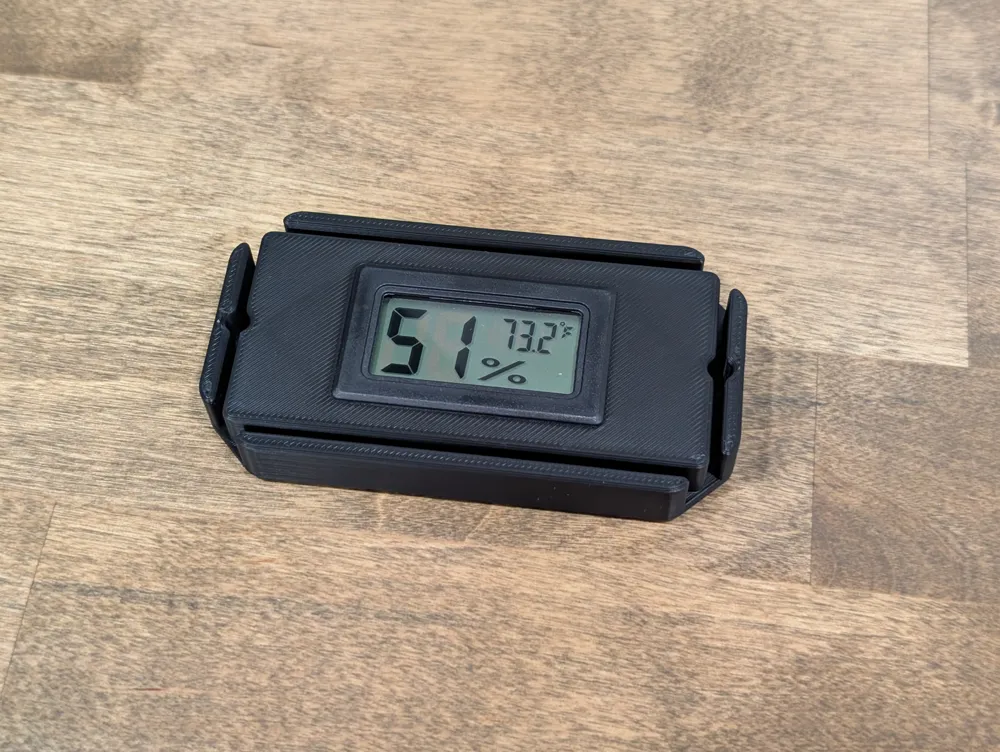 Hygrometer Holder for Ezy Storage Bin Lid by perryellwood MakerWorld ...