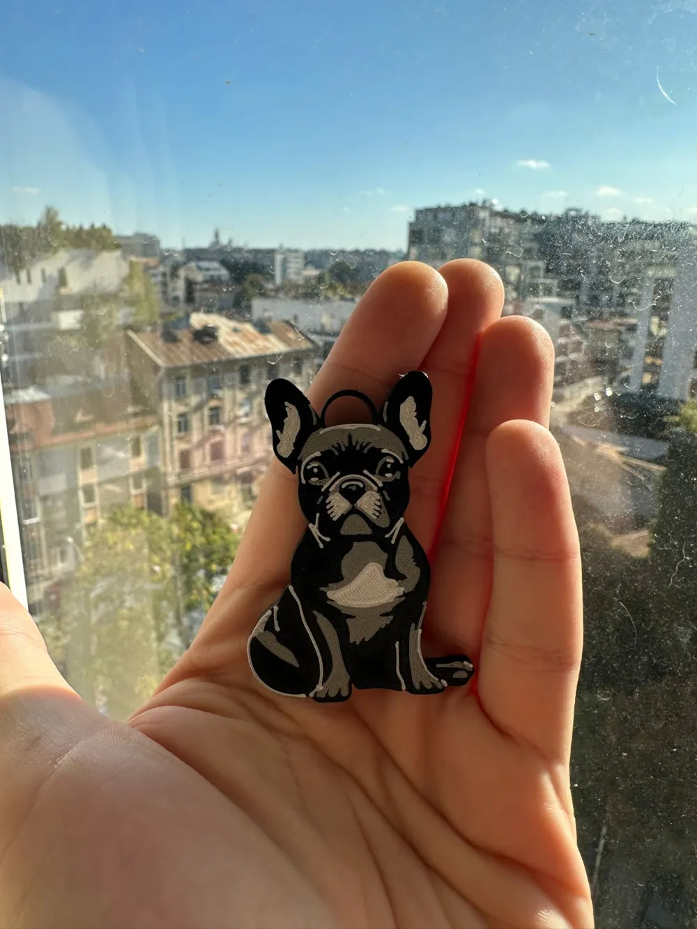 French Bulldog Keychain by Print3Dreamz - MakerWorld