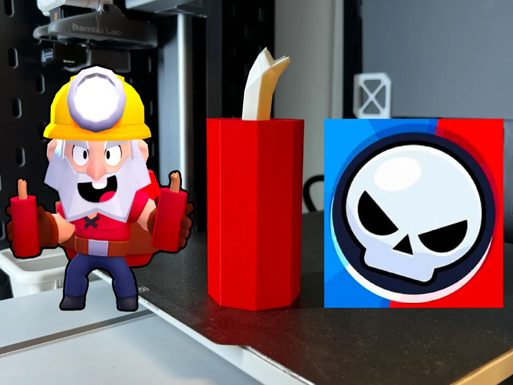 brawl star dinamite dynamike by Razerxb360 - MakerWorld