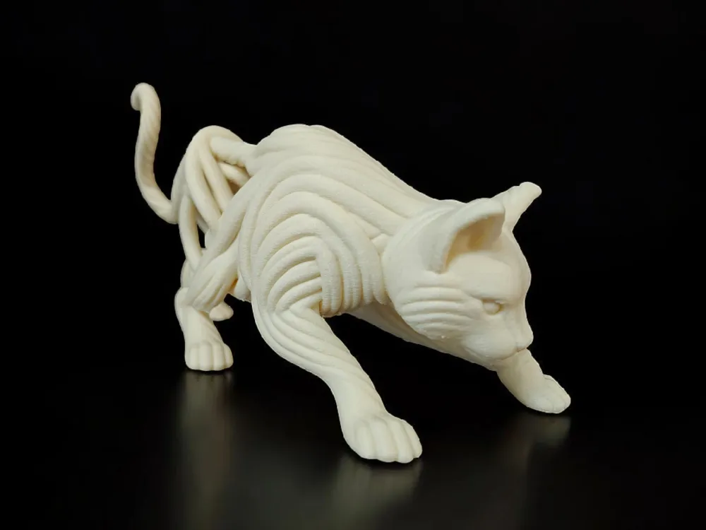 Braided Cat in Motion by BMaker MakerWorld: Download Free 3D Models