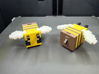 Modular Minecraft Bee – Print, Snap, Done! Remixed by Timbo McFly ...