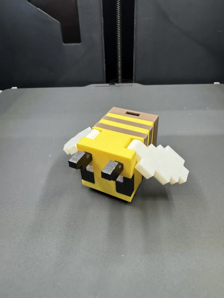 Modular Minecraft Bee – Print, Snap, Done! Remixed by Timbo McFly MakerWorld: Download Free 3D ...