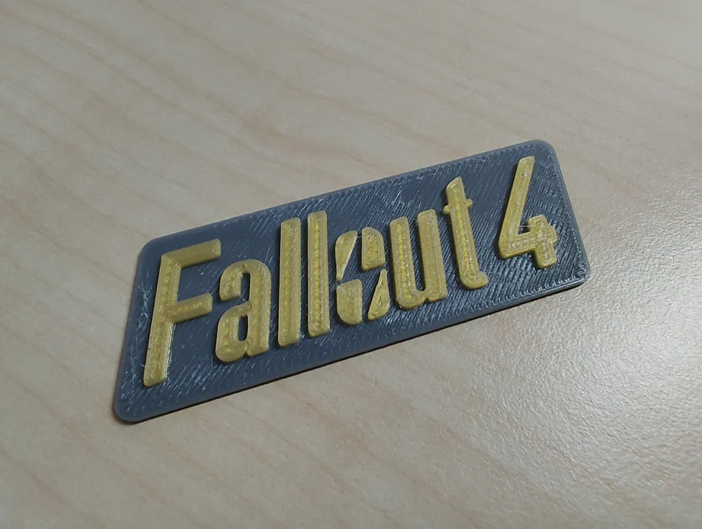 Fallout 4 logo by Gekon3D - MakerWorld