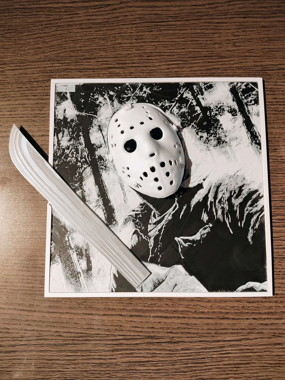 Jason Voorhees: Foggy Woods 3D Pop-Out Art - Free 3D Print Model ...