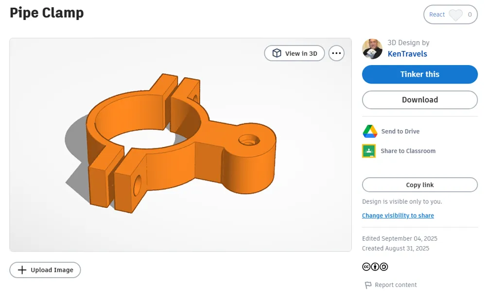 Pipe Clamp Mount: Small Rig to VIVO Monitor Stand by KenTravels ...