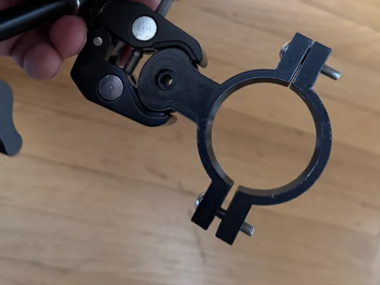 Pipe Clamp Mount: Small Rig to VIVO Monitor Stand by KenTravels ...