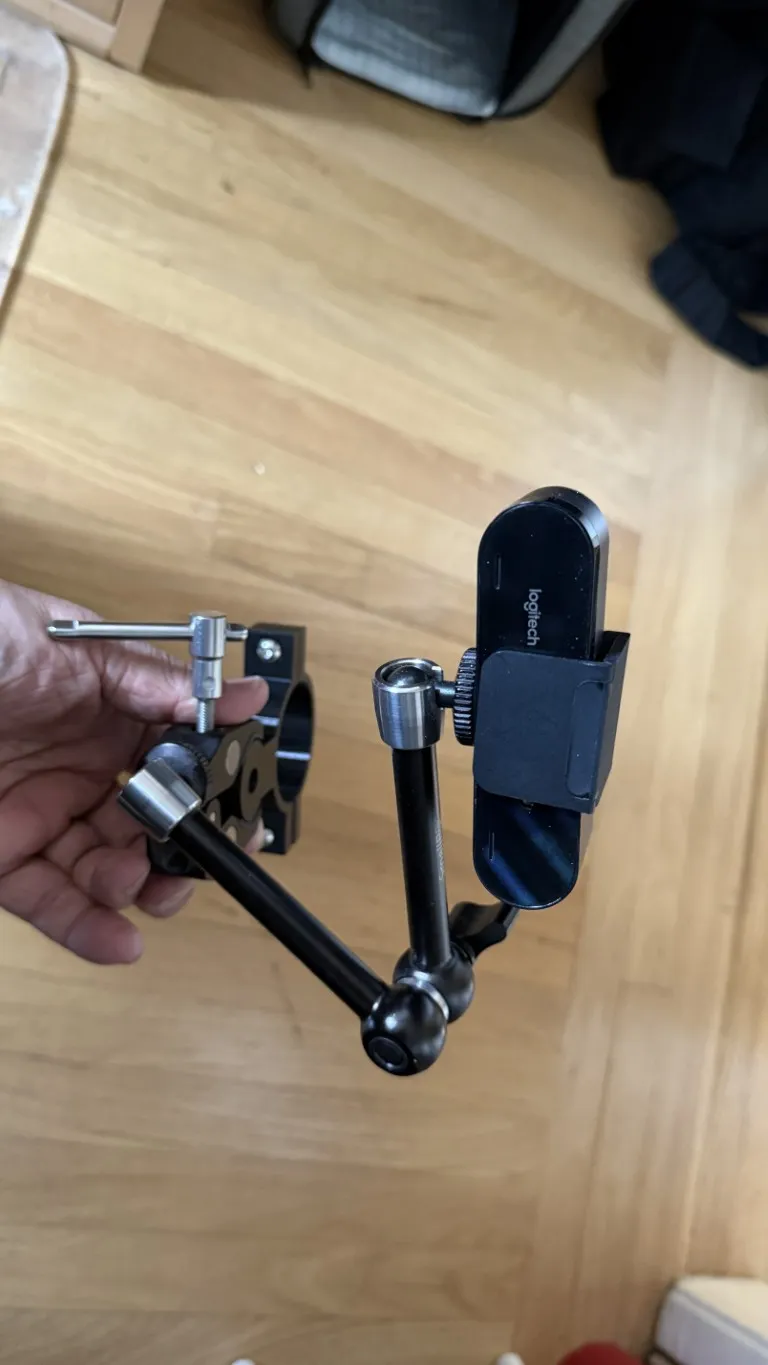 Pipe Clamp Mount: Small Rig to VIVO Monitor Stand by KenTravels ...