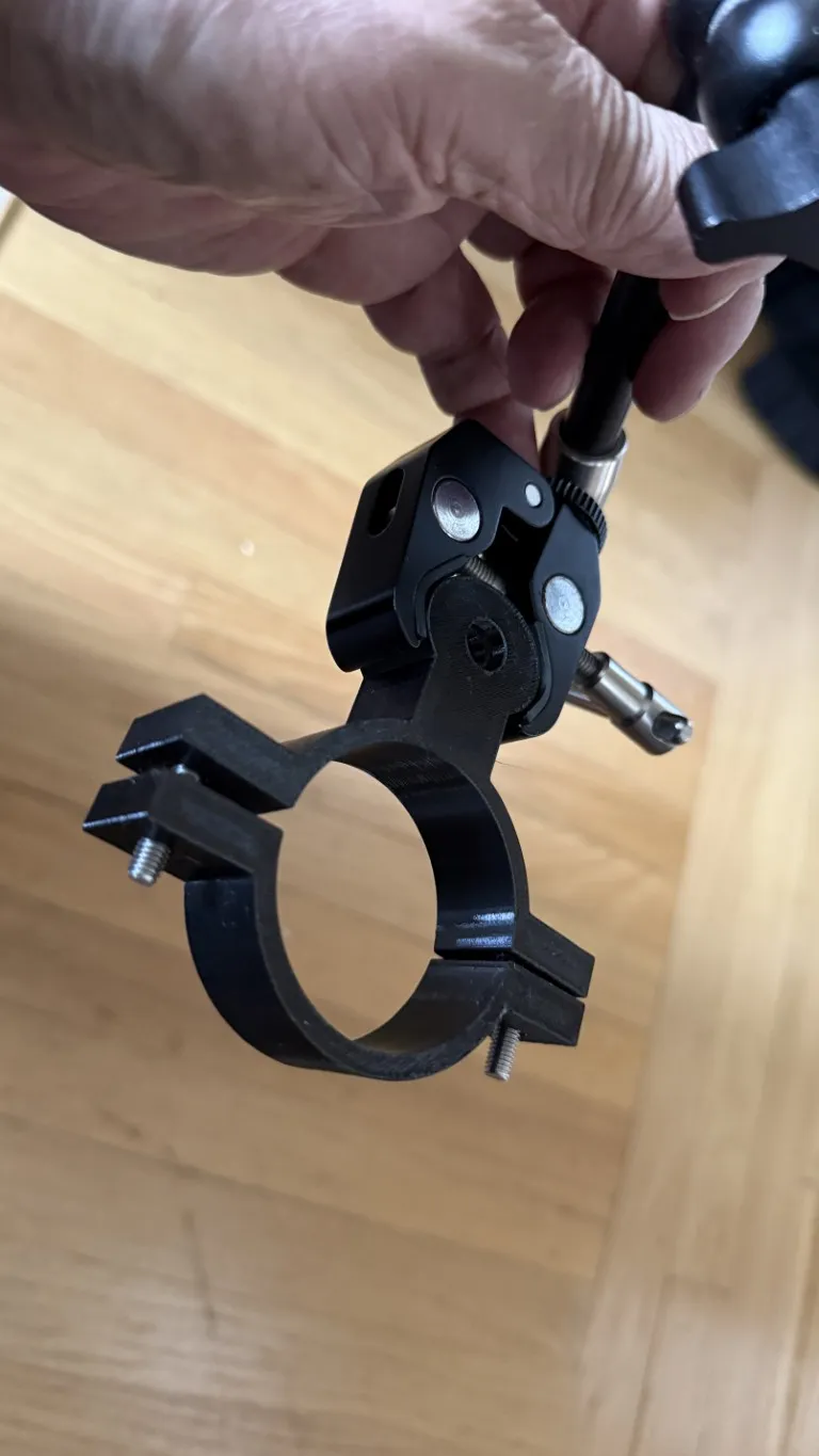 Pipe Clamp Mount: Small Rig to VIVO Monitor Stand by KenTravels ...