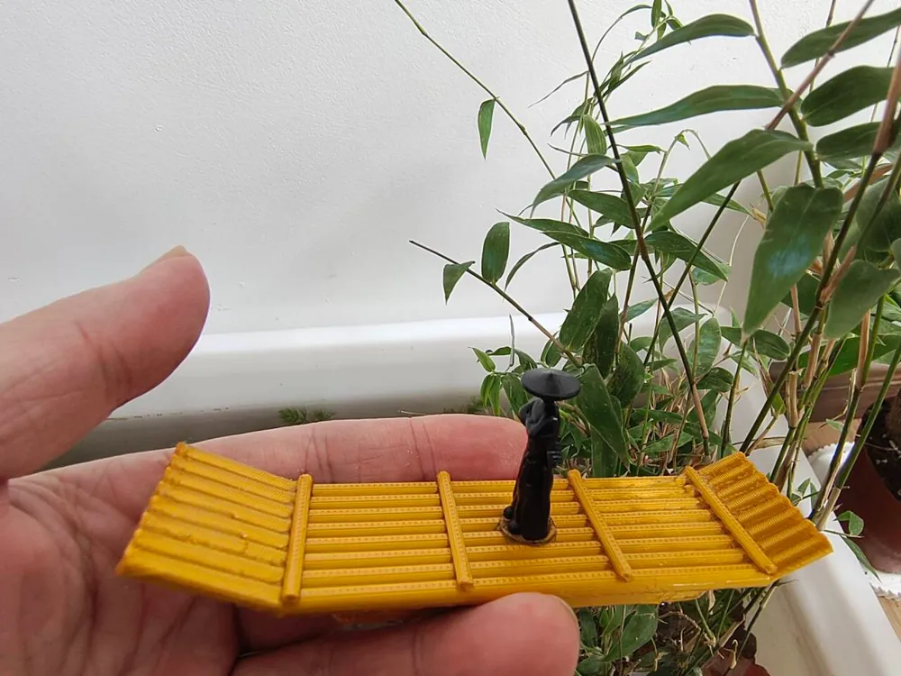 Chinese-style Small Boat Raft by 有糖跟我走吗（国风） - MakerWorld