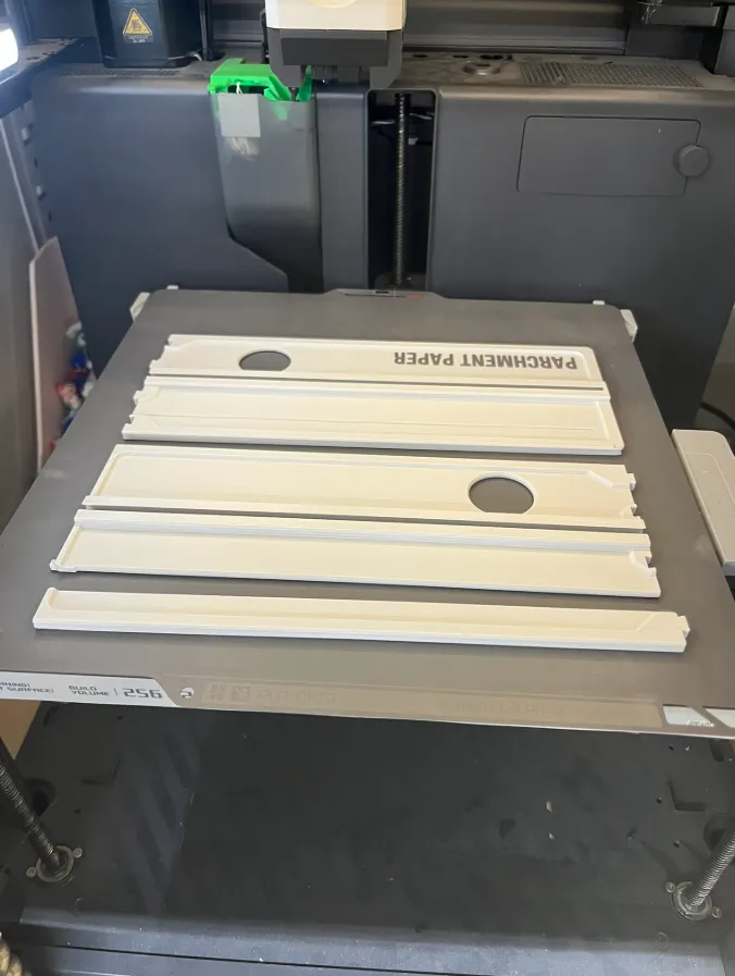 15" (380mm) Parchment Paper Organizer w/ Cutter - Free 3D Print Model ...