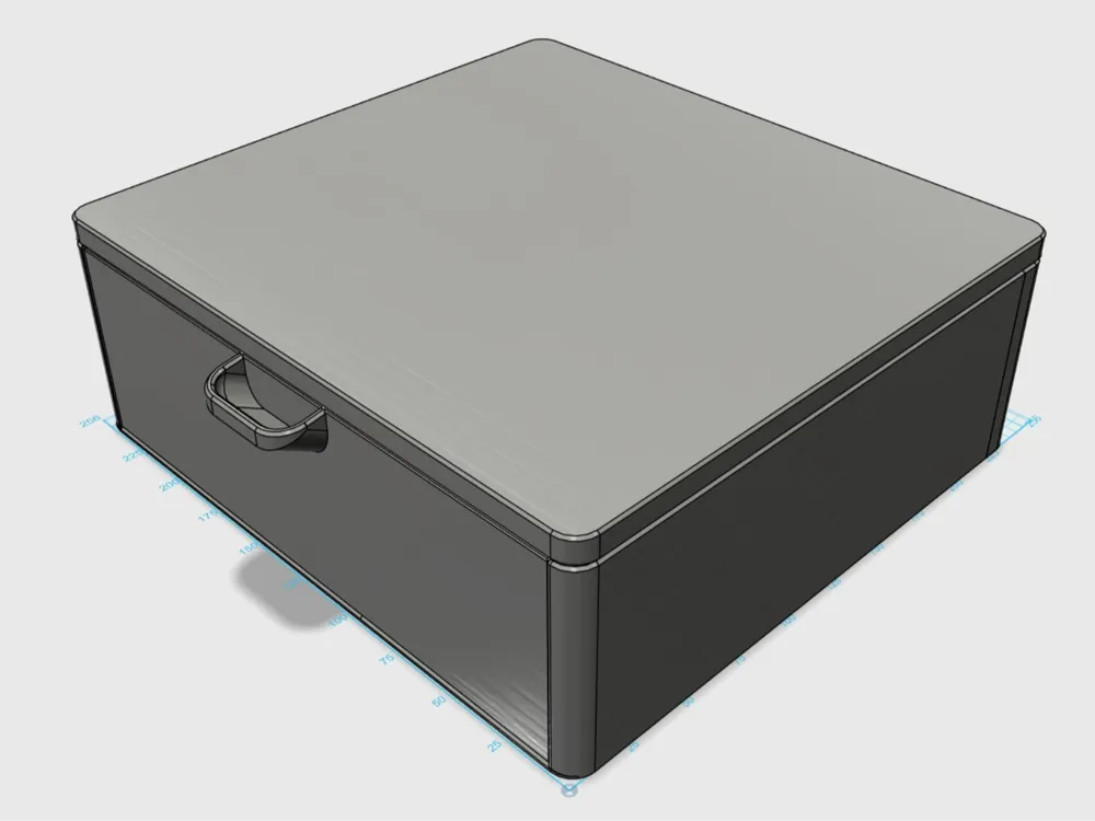 Modular Gridfinity Drawer 5x5x10U (one piece) Remixed by bvogl - MakerWorld